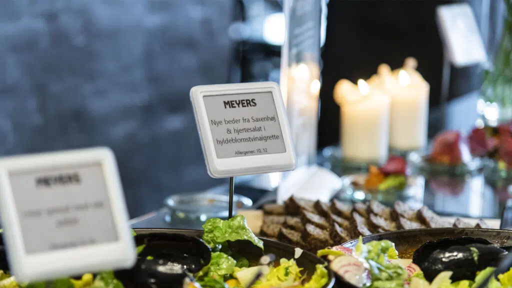 Digital buffet signs - Delfi Technologies