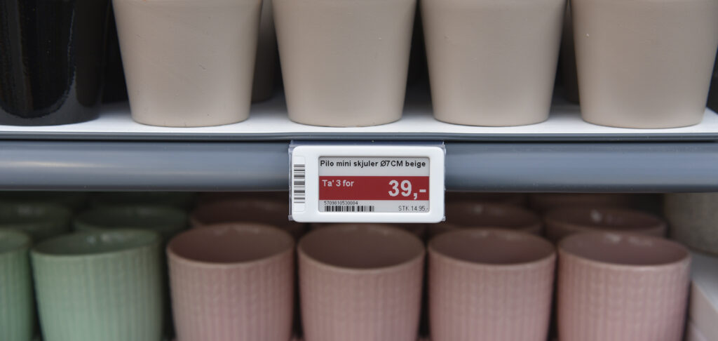 Electronic Shelf Labels (ESLs) zur Preisauszeichnung